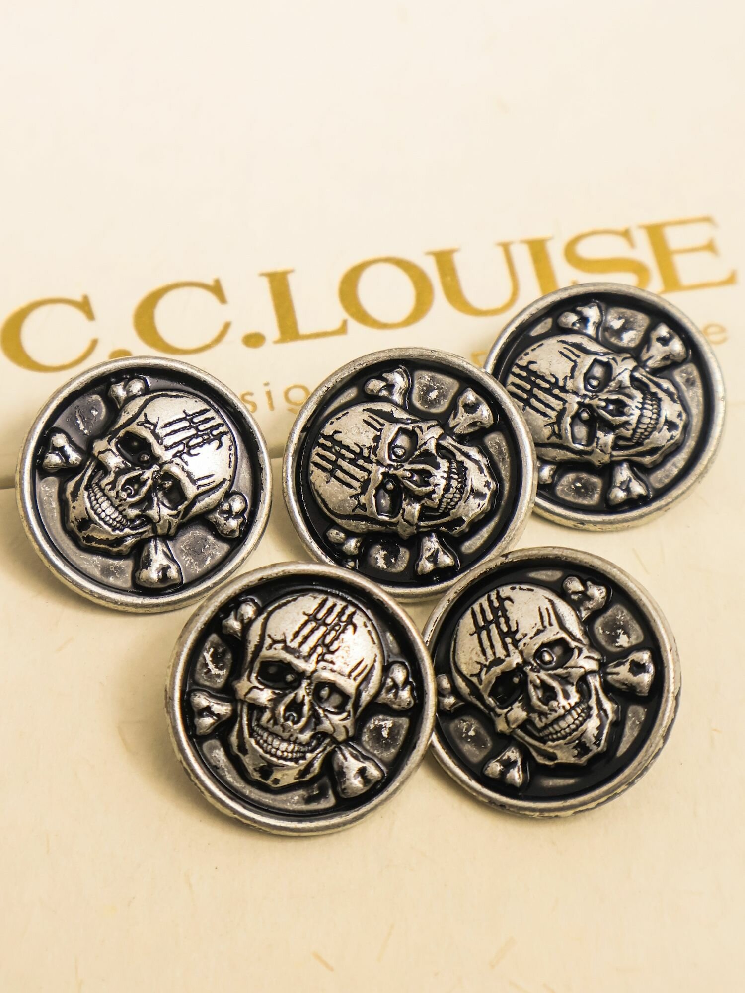 5/10 шт 18 мм черепа металлические декоративные кнопки