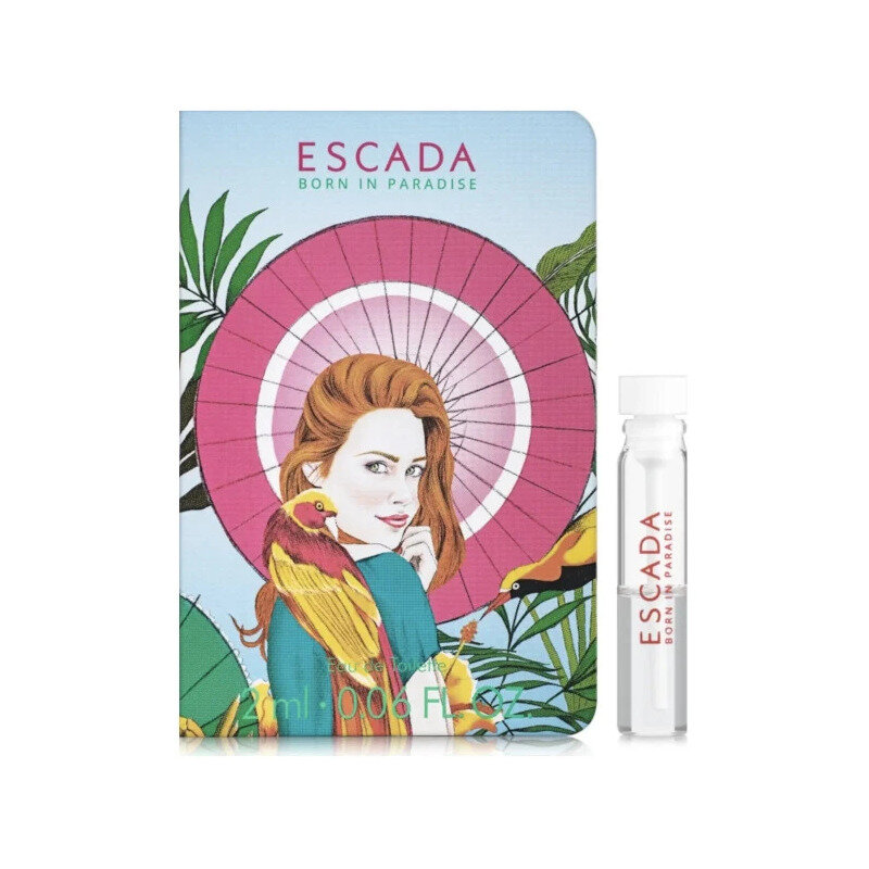 Туалетная вода Escada Born In Paradise миниатюра 2 мл / Пробник духов Эскада Борн Ин Парадайс