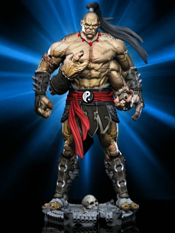 Коллекционная модель по фильму Мортал Комбат ( Goro ) Высота 250 мм под покраску