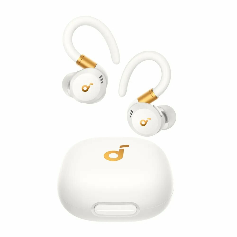 Soundcore Наушники беспроводные с микрофоном Anker Soundcore Sport X20, Bluetooth, USB Type-C, белый