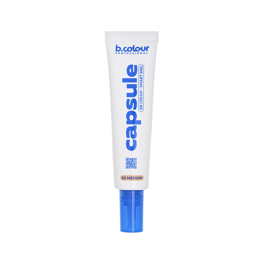 Тональный BB-крем для лица B.COLOUR PROFESSIONAL BB CREAM SMART против несовершенств 5в1 тон 02 Medium