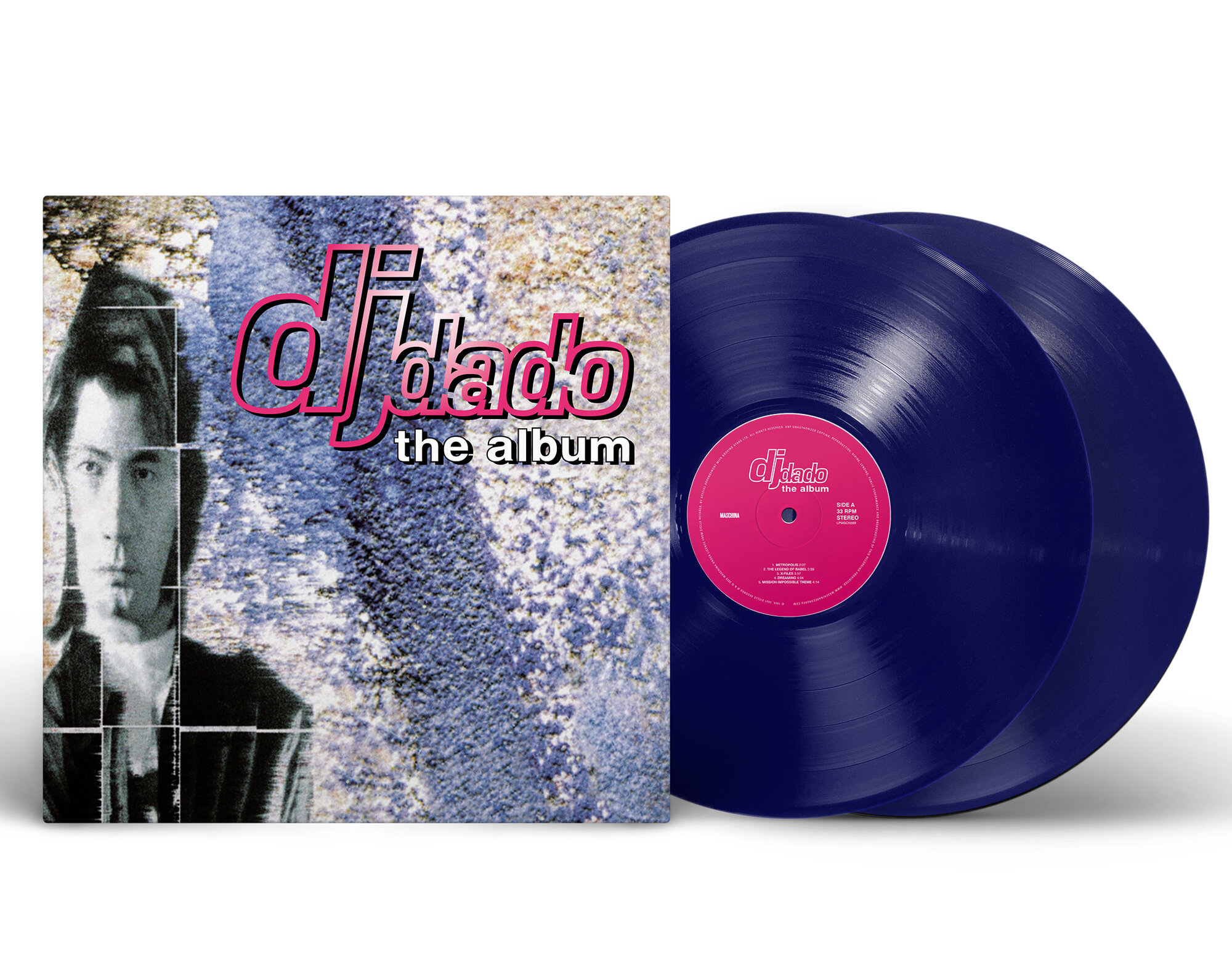 Виниловая пластинка: DJ Dado - "The Album" (1996/2025) 2LP Limited Blue Vinyl