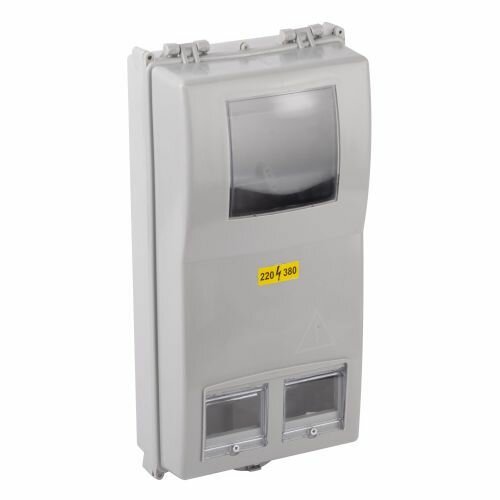Распределительный щит Эра ЩУРн-П 3/8 IP54 КДЕ-З, пластиковый, 485х240х140 мм