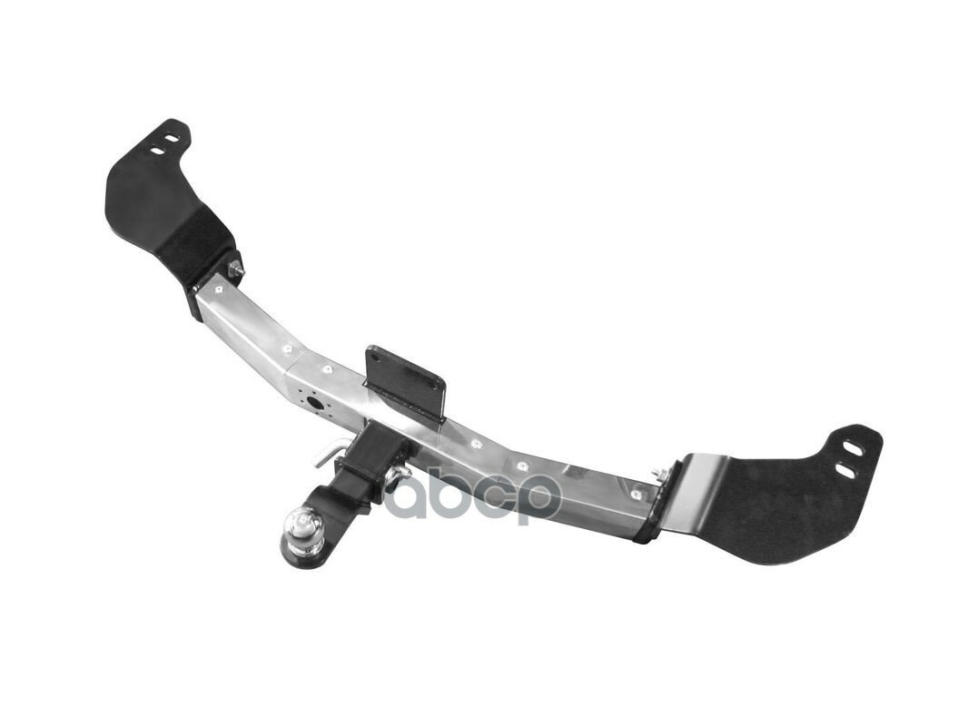 Фаркоп с нержавеющей накладкой Toyota Land Cruiser 200 2007-2021, Lexus LX 2016-2022 съемное крепление шара под американский .