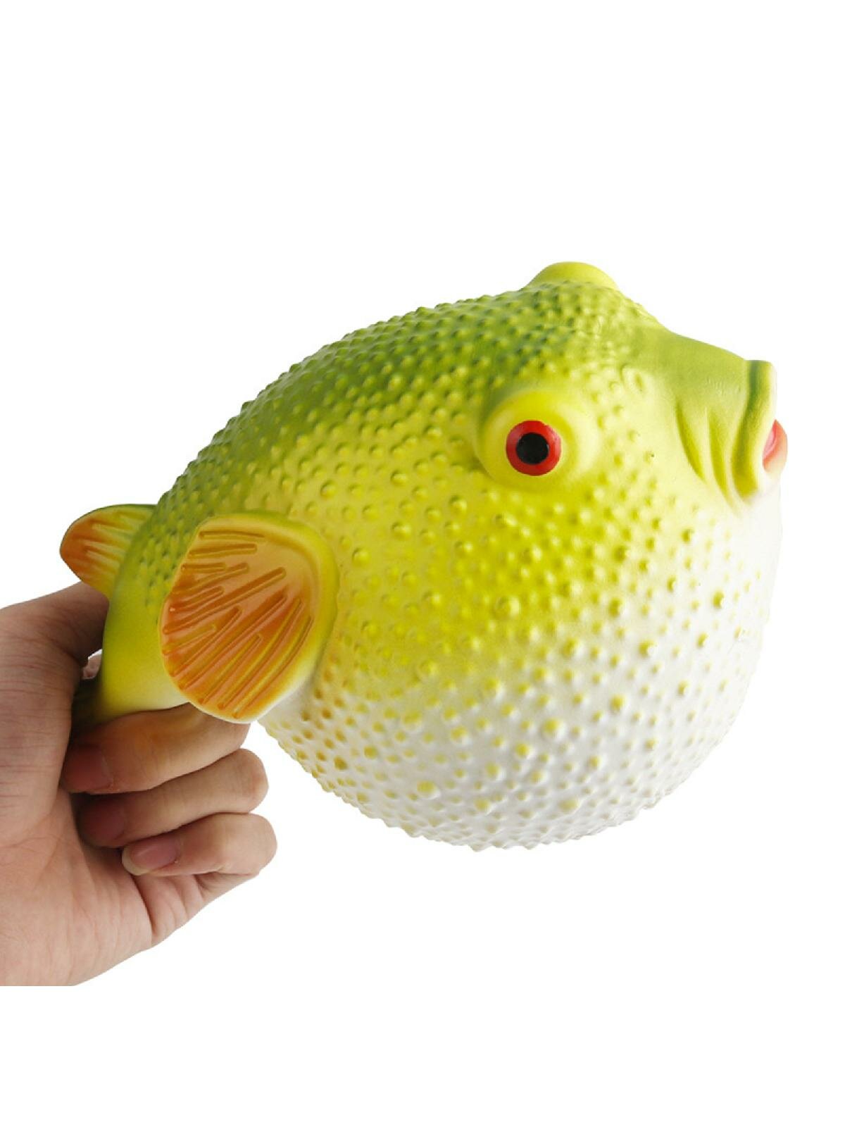 Модель рыбы-фугу из мягкой резины