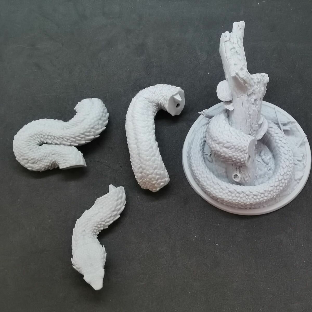 Purgatory Viper Resin Viper Gray Model GK White Model Unpainted White Blank Graffiti Figure Soldier Model Figure