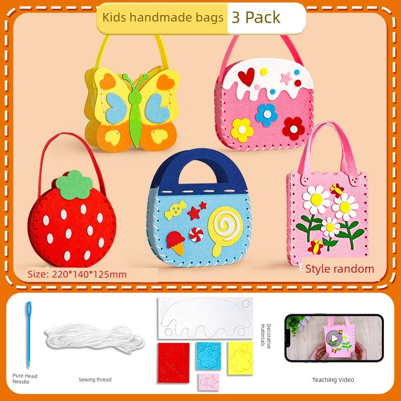 Набор для творчества из нетканого материала для детского шитья, игрушка для девочек, украшение, подарок для детей на
