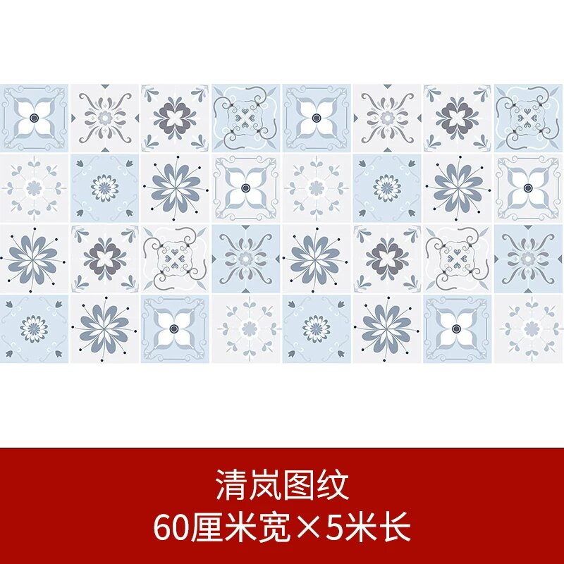 Самоклеящиеся обои Qing Lan Pattern 60 см x 5 м текстура песчаника для ванной и кухни устойчивость к жиру и влаге