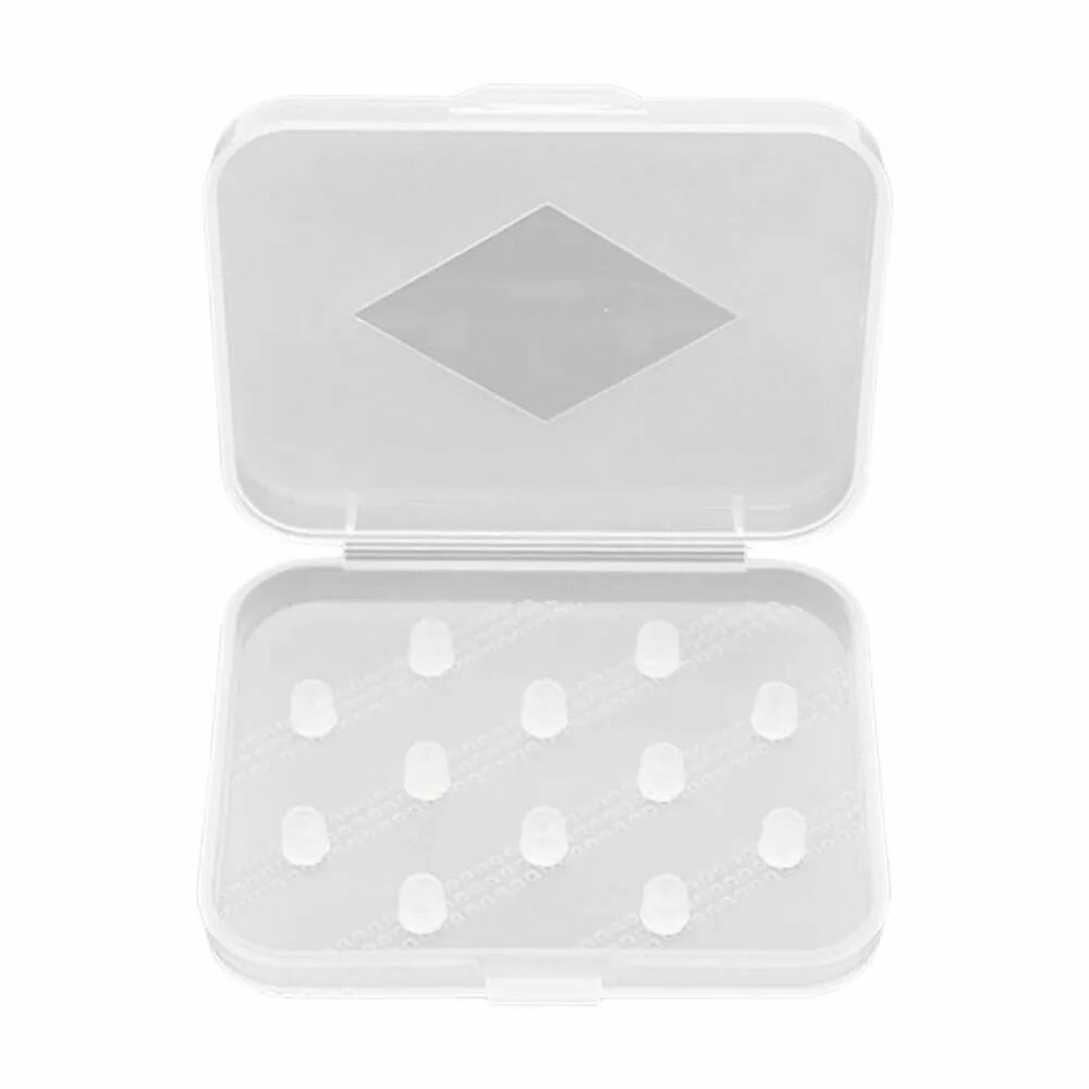 (1шт) Силиконовый чехол для наушников, коробка для хранения-прозрачная