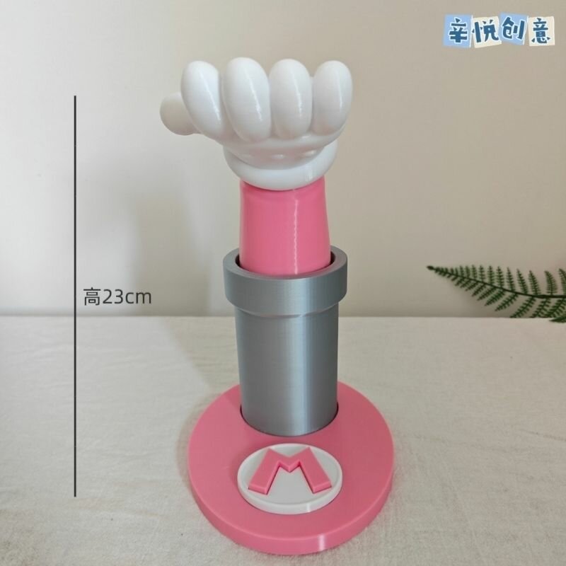 Подставка для наушников в стиле Марио, креативная подставка для накладных наушников, настольный декоративный элемент для игровой комнаты, милый аксессуар.