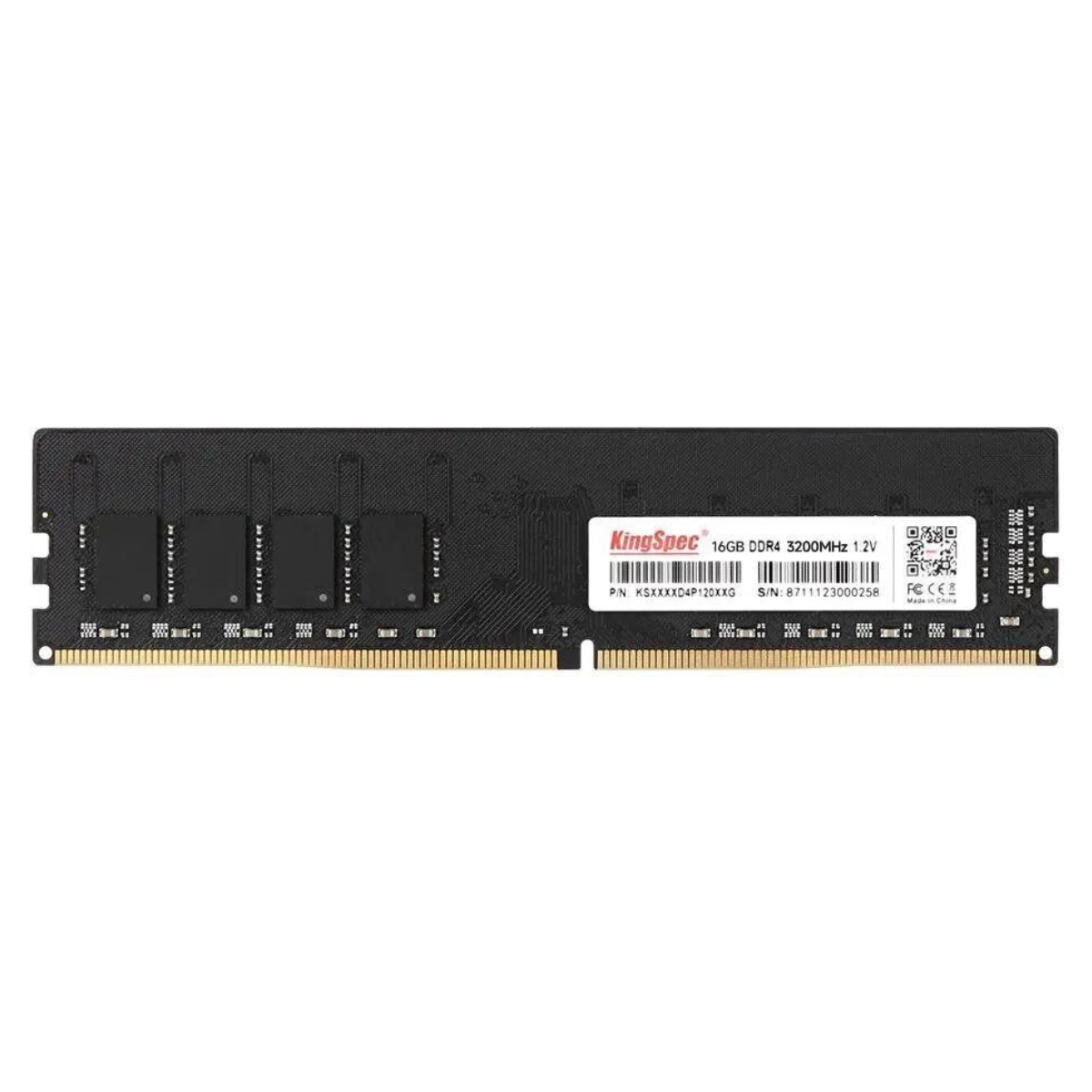 Оперативная память Kingspec KS3200D4P12016G черный, DDR4 16Gb 3200MHz