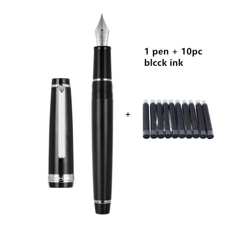 Черная перьевая ручка JinHao 82, перо M