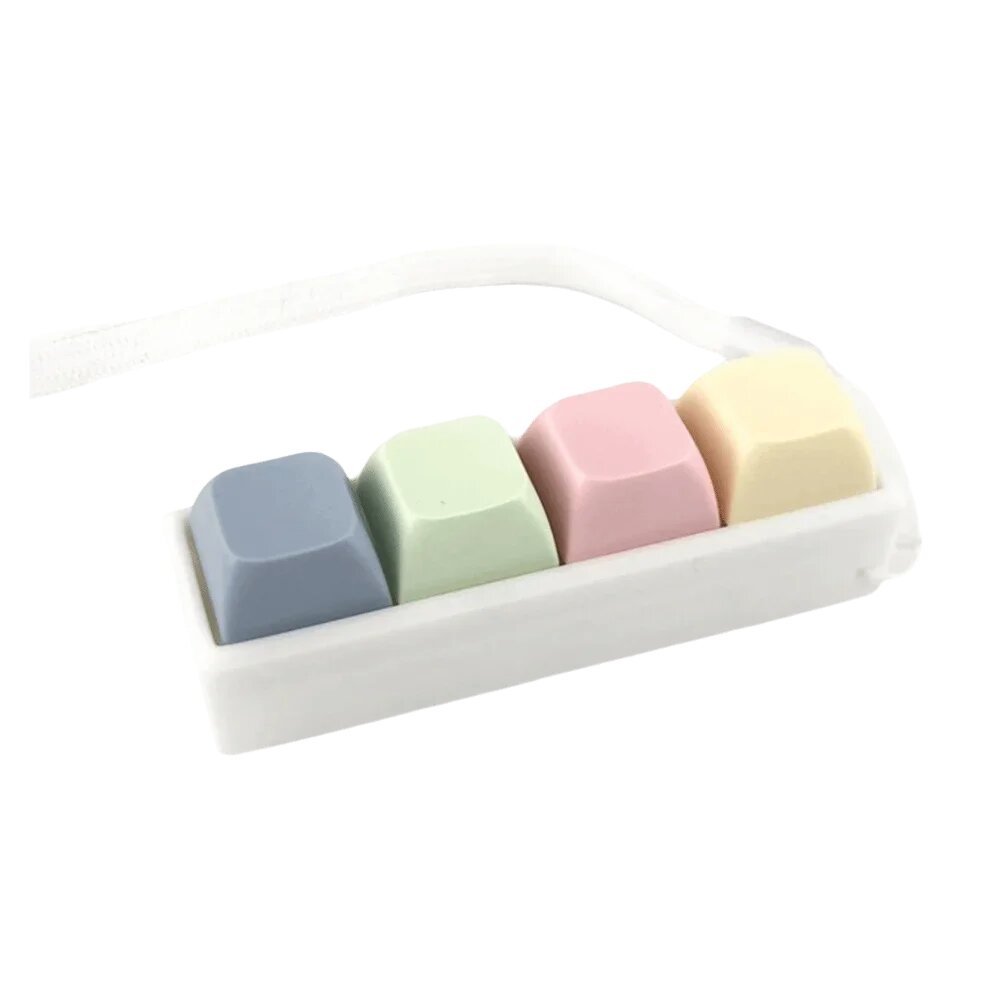 Антистресс кликер с кнопками, 4 Keys-White