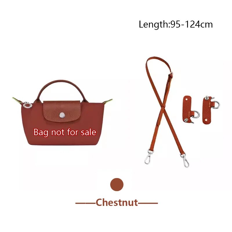 Ремень для сумки Longchamp Chestnut, 95-124см