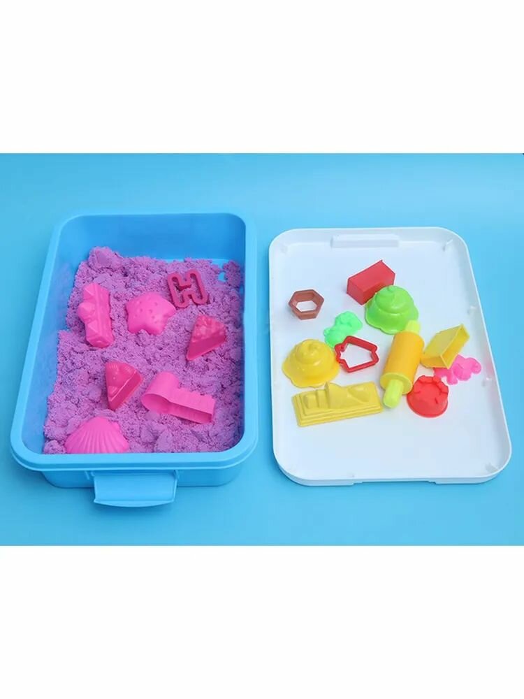 Детская песочница с цветными лотками, уличная для дачи и дома, развивающая игрушка для песка и творчества