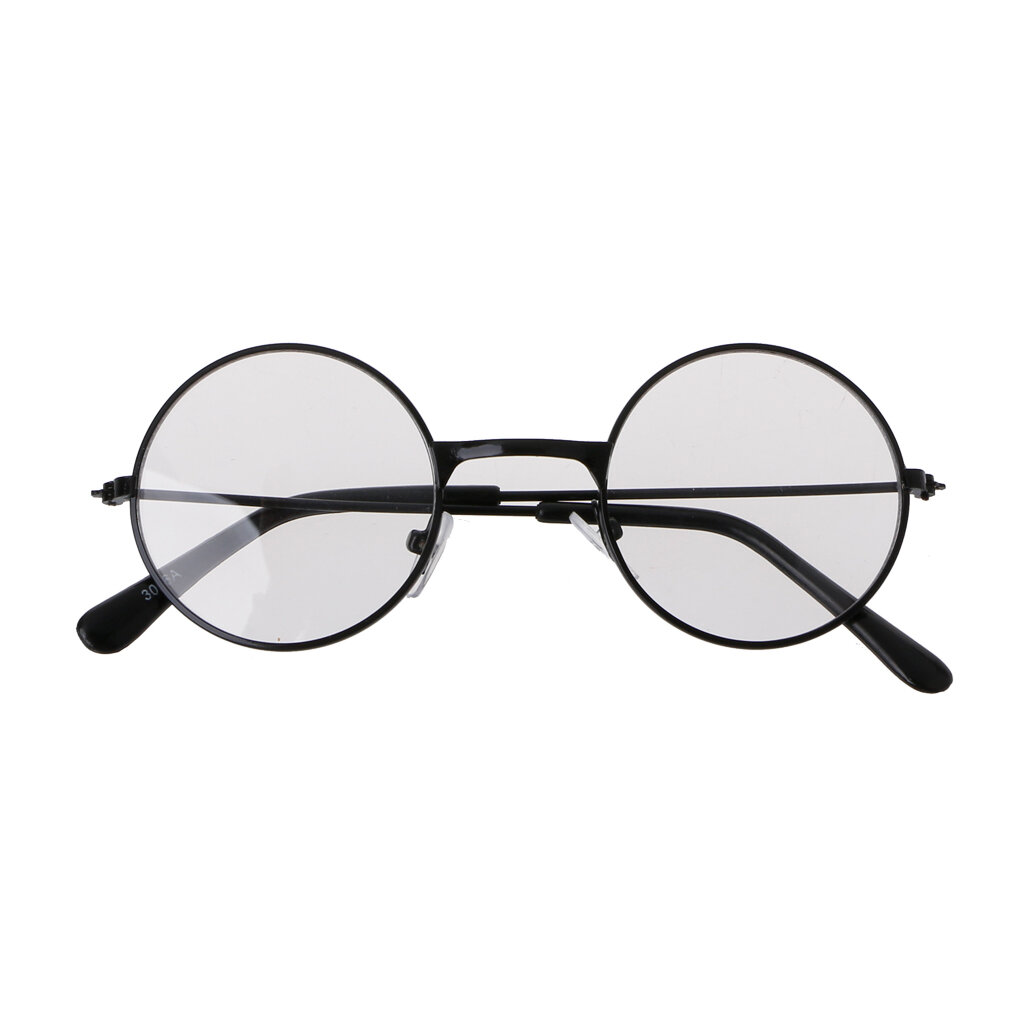 Детское плоское зеркало-черное (с линзой)