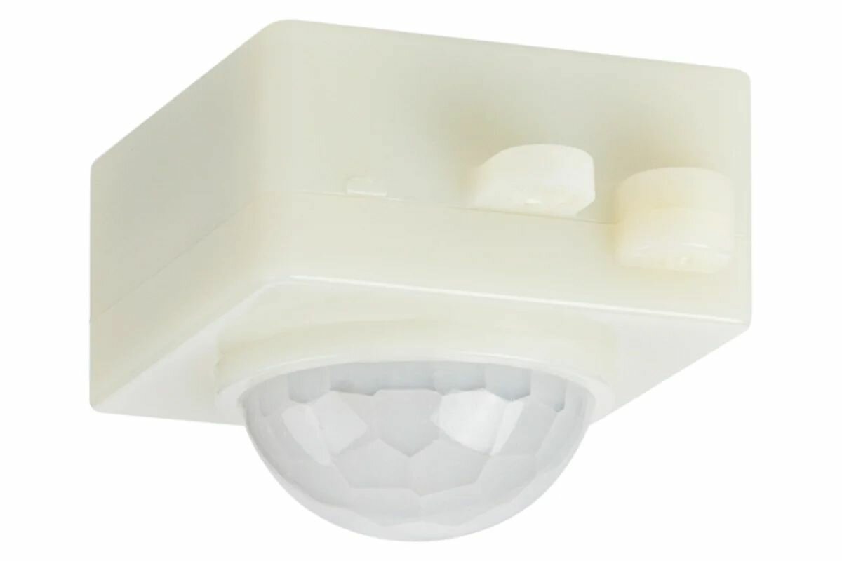 ИК-датчик движ ДДСк-02 40Вт (угол: 120-360гр/дальн: 6м) IP20/IP44 настен-потол. бел TDM