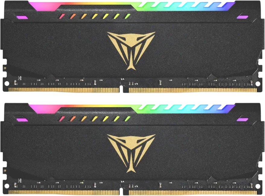 Модуль Памяти DDR4 32Gb (2x16Gb Kit) Patriot 3200 Viper Steel RGB PVSR432G320C6K