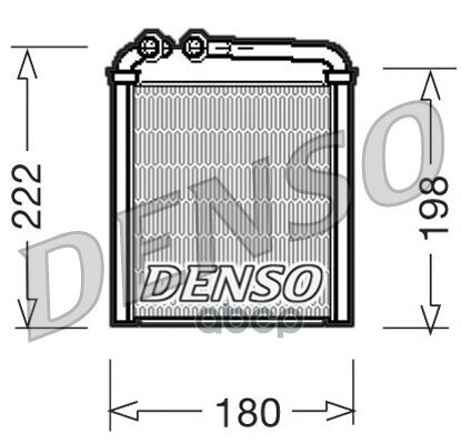 Радиатор отопителя SKODA YETI /VW GOLF Denso арт. DRR32005
