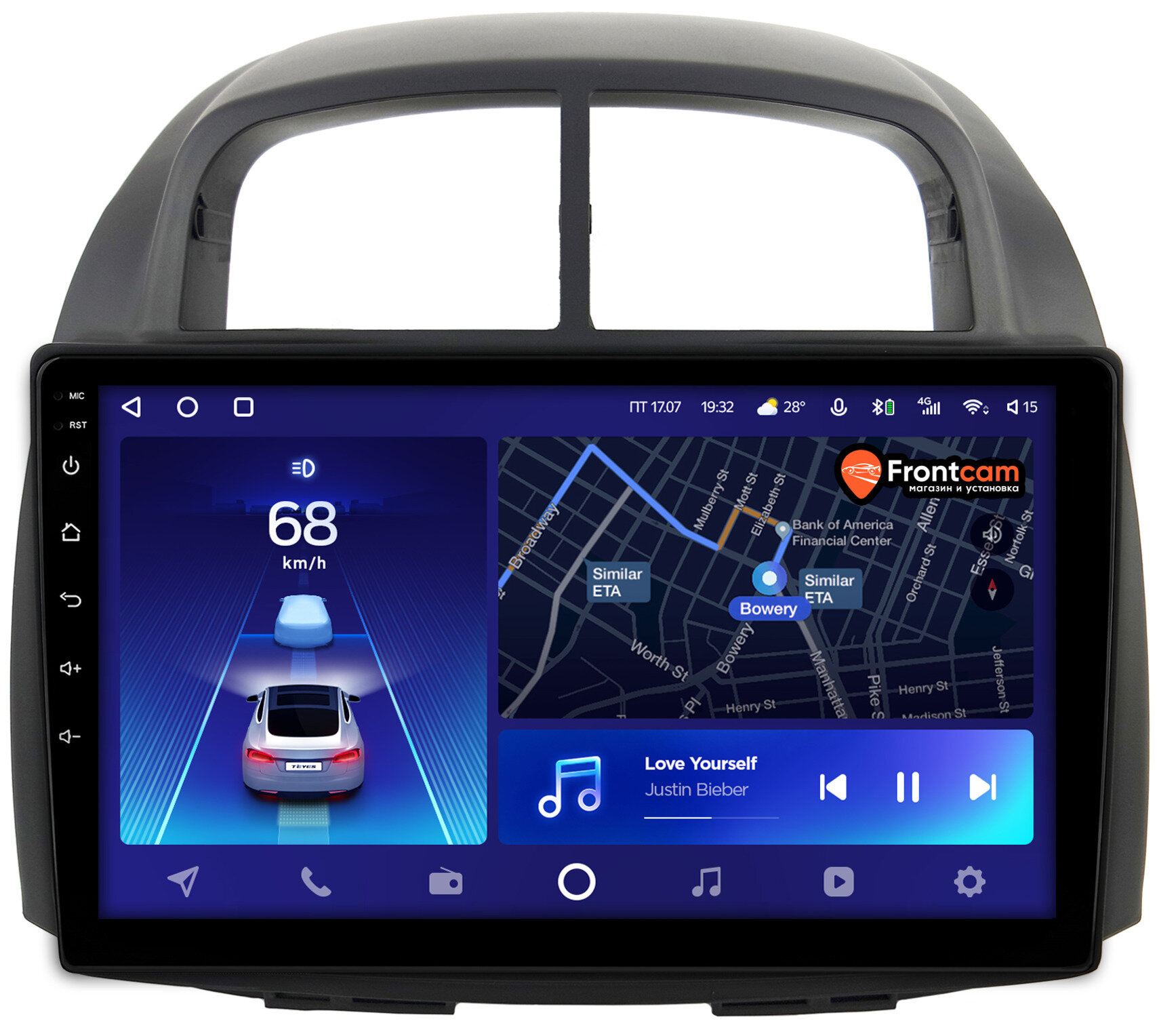 Штатная магнитола Daihatsu Boon, Sirion 2 (M3) 2004-2010 Teyes CC2 PLUS 6/128 10" RM-1075 Android 10 (4G-SIM, DSP, QLed)