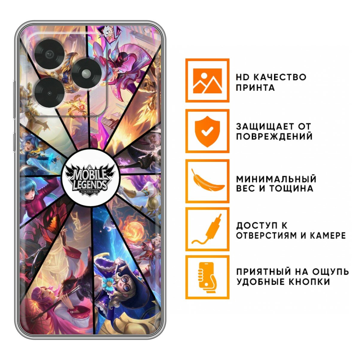 Чехол для Honor X5c/Plus — фото 1