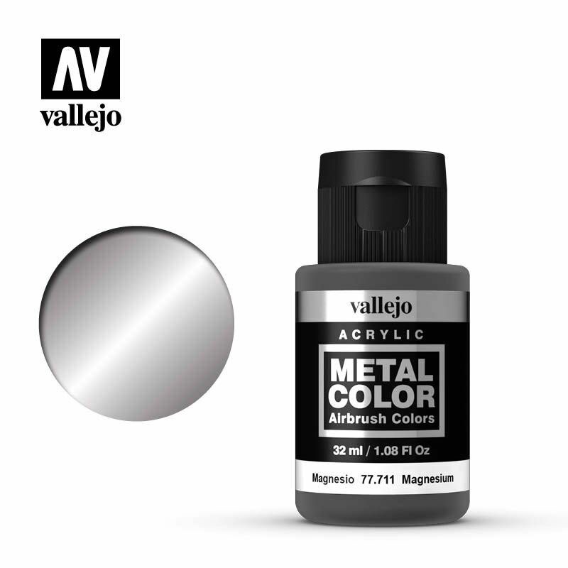 Краска 77711 Metal Color - Magnesium Vallejo 77711