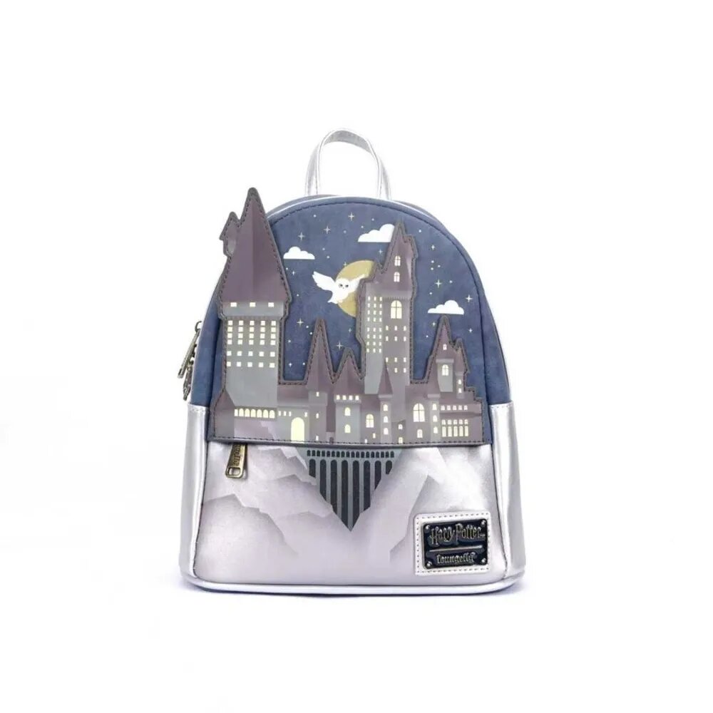 Рюкзак Harry Potter Hogwarts Backpack, для девочек, ABS пластик, 24x22x15 см, белый