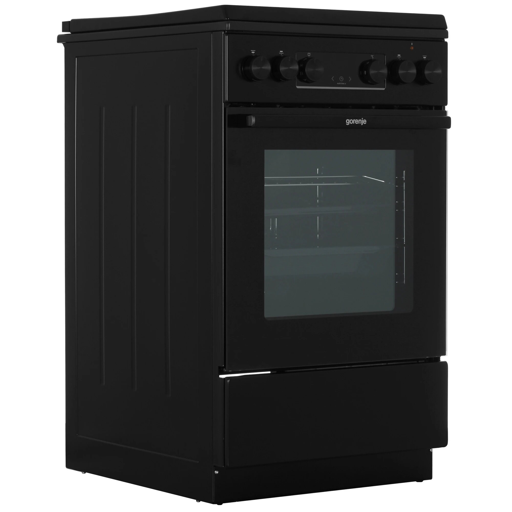 Плита Gorenje GK5C42BF, комбинированная, газовая, электрическая, черная