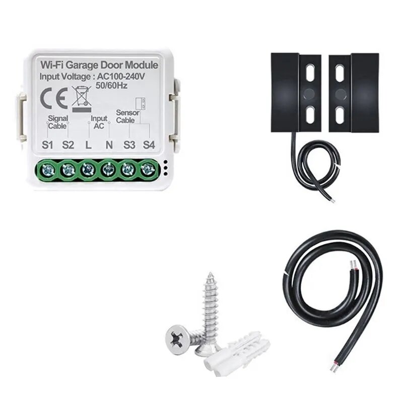 Tuya Smart WiFi Устройство Открывания Гаражных Ворот Контроллер Для Home Assistant