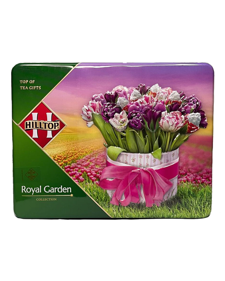 Чайный подарочный набор с ситечком Hilltop "Королевская коллекция", 200г x 1шт.