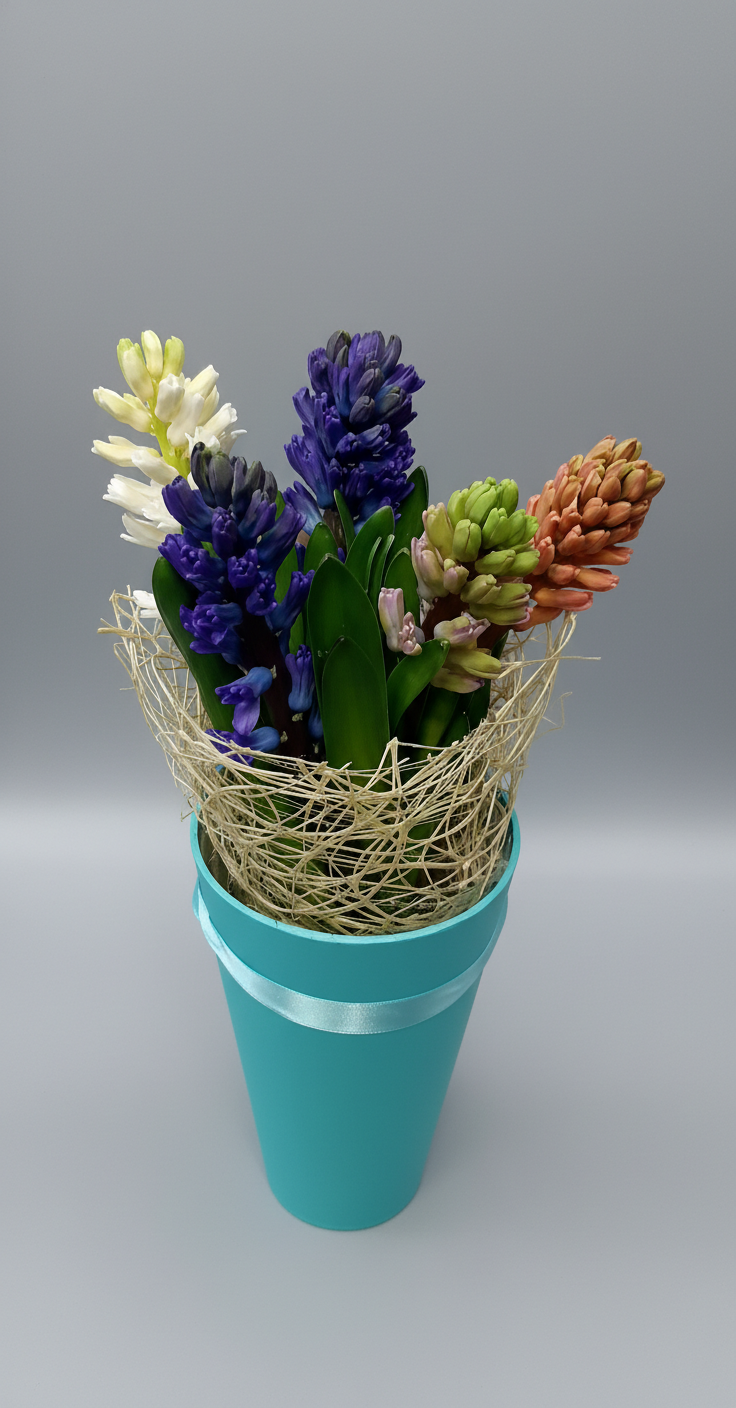 Гиацинты в коробке