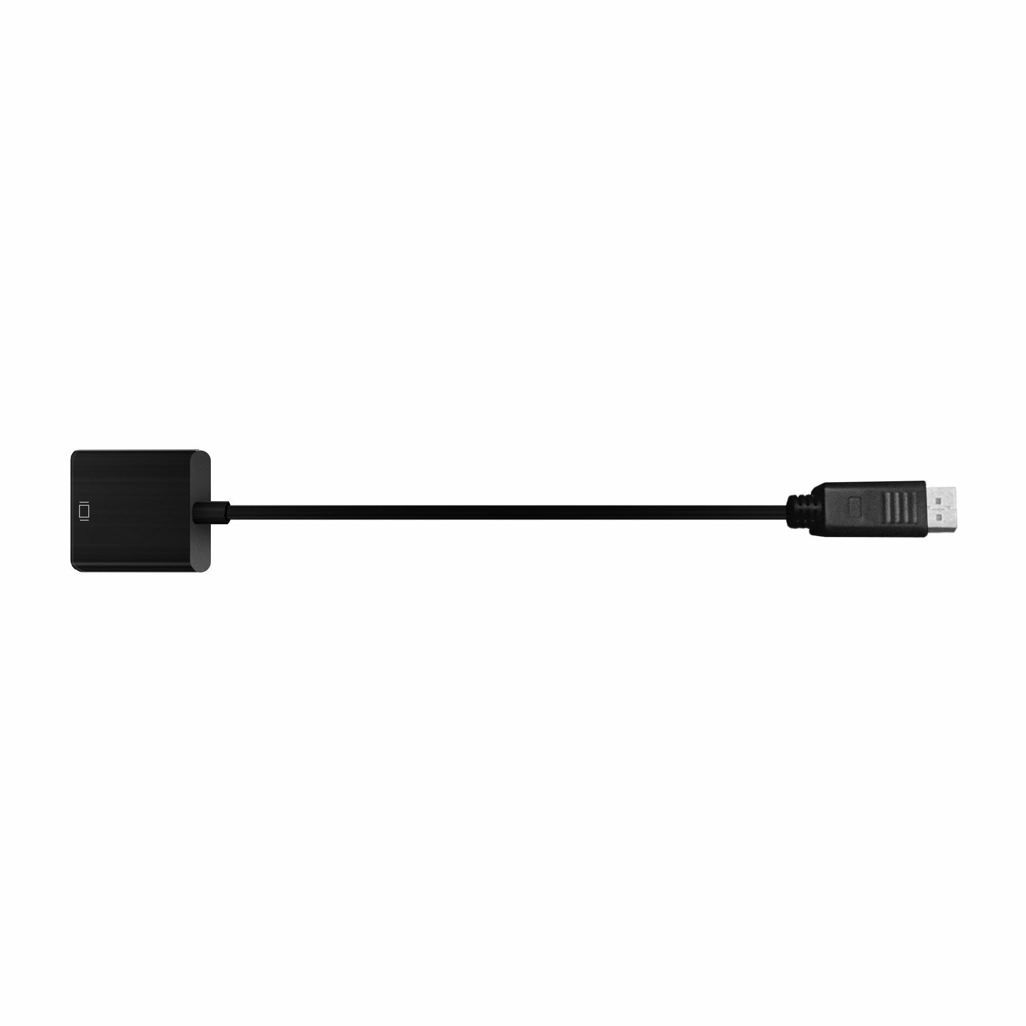 Bion Кабель переходник HDMI - DisplayPort, 19F/20M, однонаправленный DP HDMI, 15 см, черный BXP-A-HDMI-DP-02