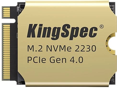 SSD диск PCI-E 4.0 KINGSPEC XF-512 512gb 2230 SLC / 5000/4400mbs