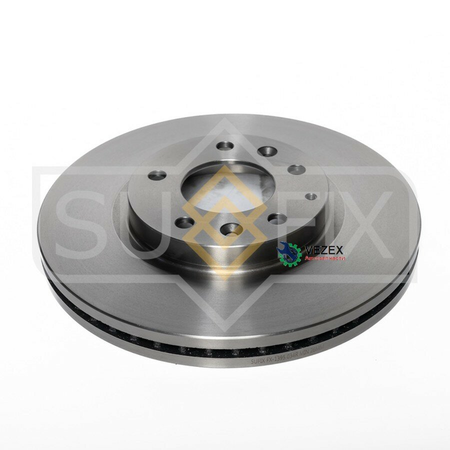 SUFIX FX1395 Диск тормозной вентилируемый (296x28) | перед прав/лев | MAZDA CX-7 06> / CX-9(TB) 07>