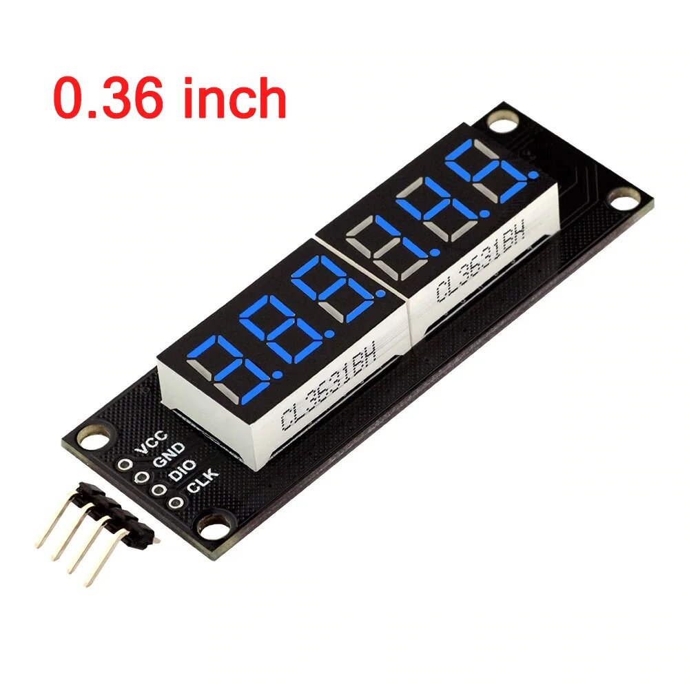 6-разрядный LED дисплей 0.36" синий