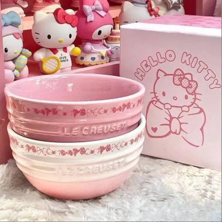 Миска hellokitty светло-розовый, 2 шт
