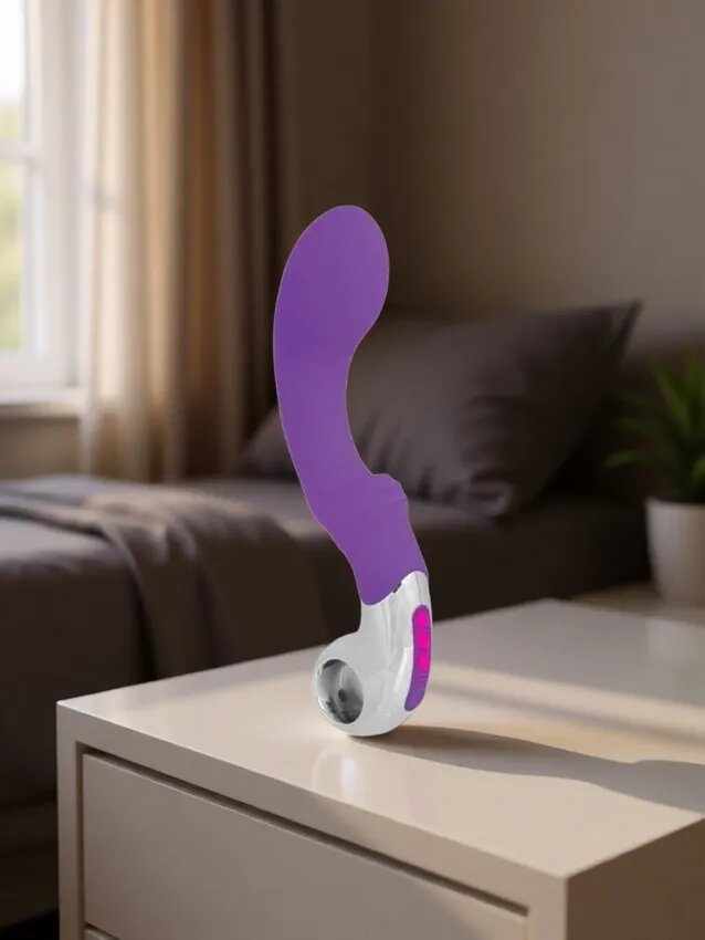 Премиальный Вибратор Embrace “G” Wand, фиолетовый, 7 режимов, 22 см