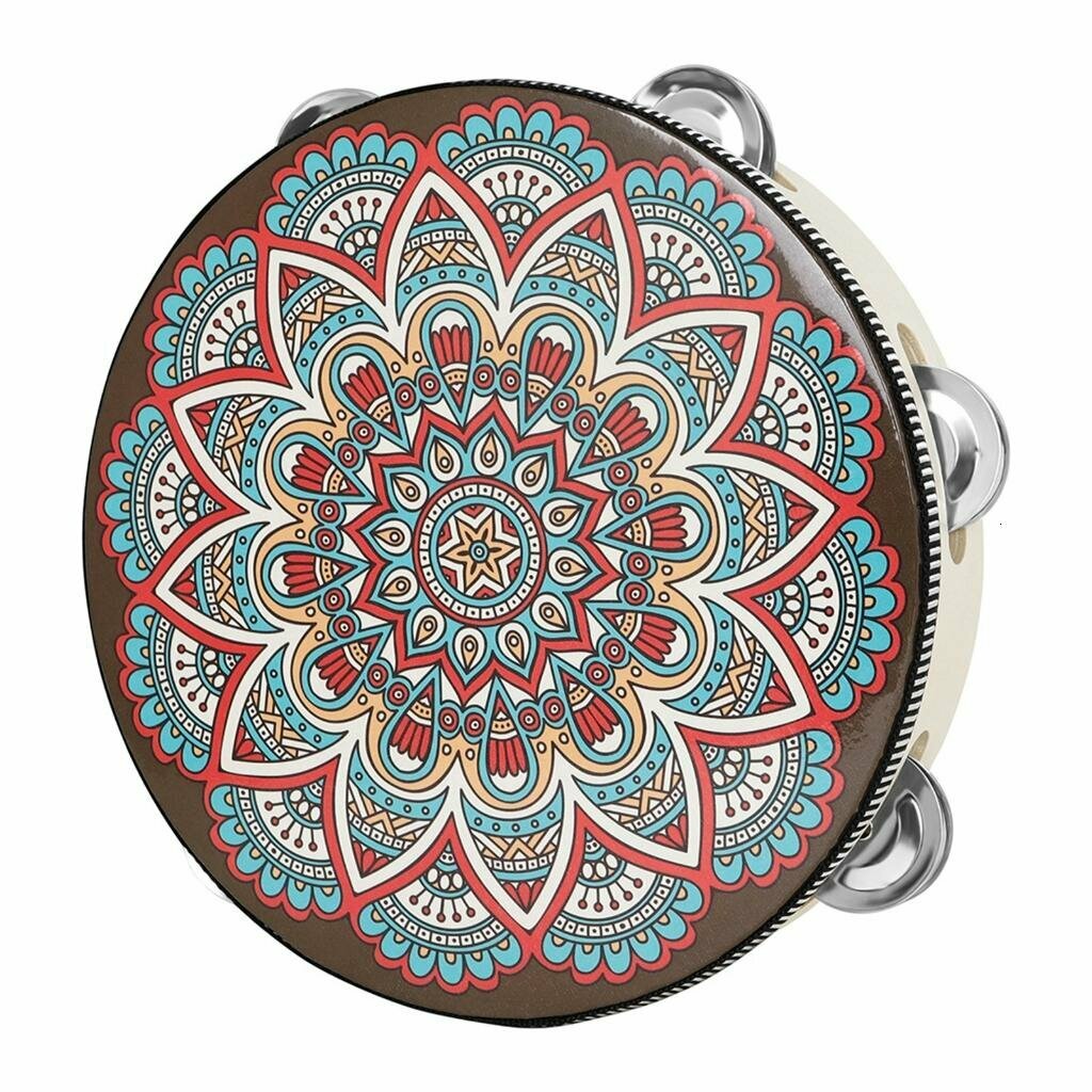 Металлические бубны с эргономичной ручкой, Стиль 9