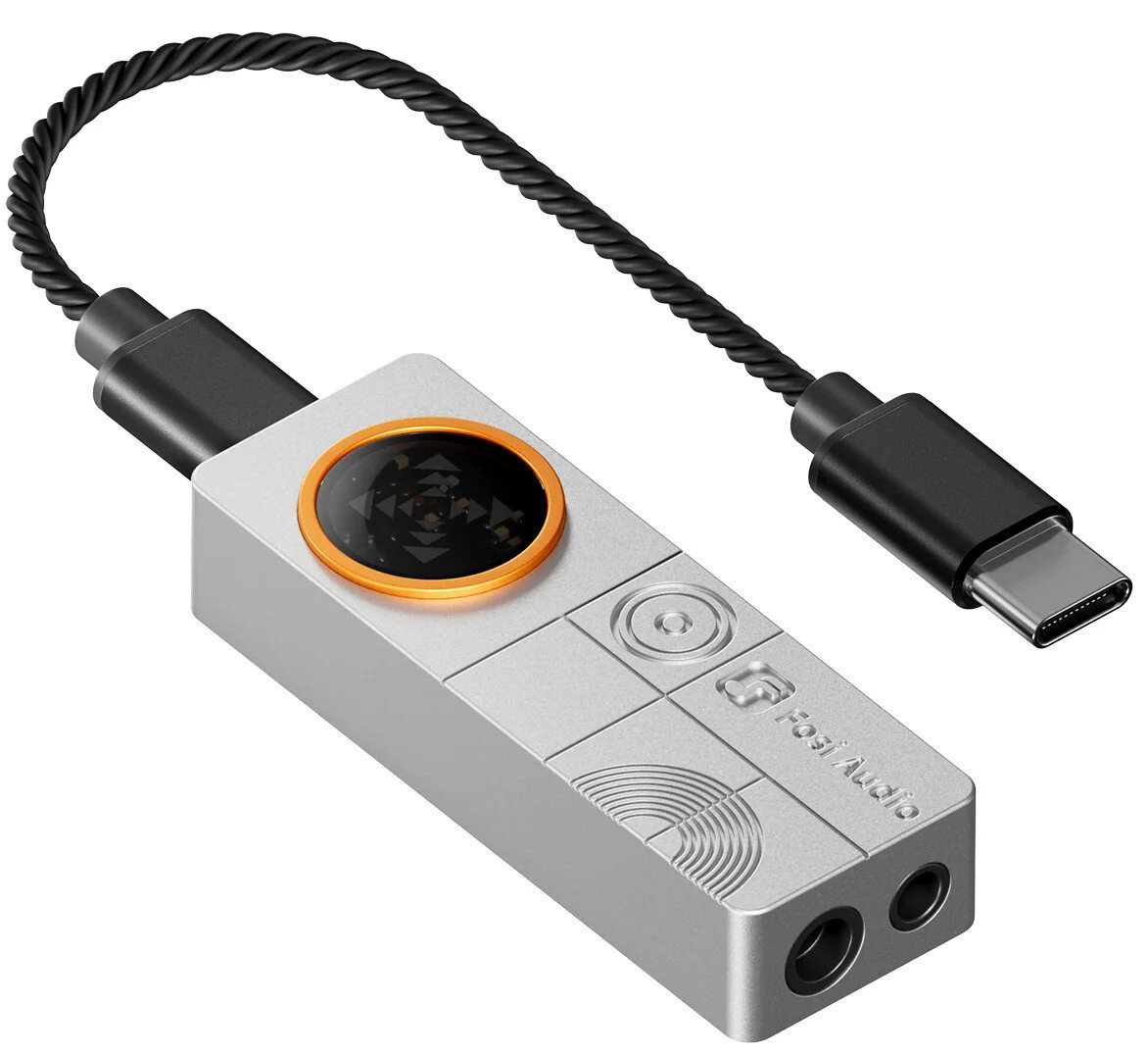 Fosi Audio DS3, серебристый, портативный усилитель и ЦАП