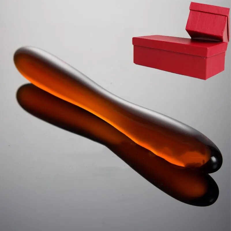 Pyrex Glass Butt Plug Dildo Double dong Crystal Vagina Anal Prostata G Spot Stimulators Секс-игрушки для женщин и мужчин, домашний декор, коробка