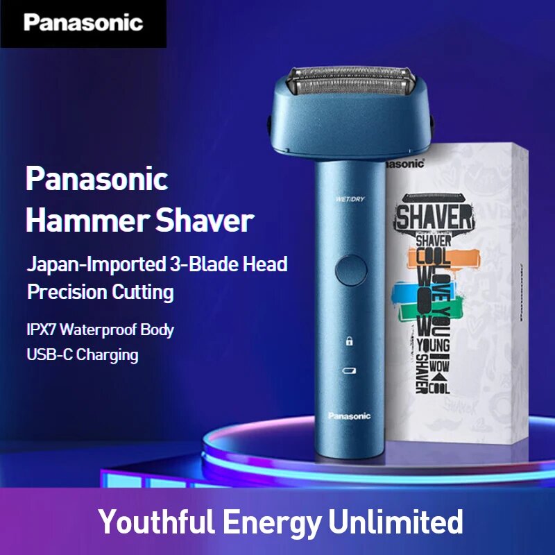 Электробритва Panasonic Hammer Shaver Blue