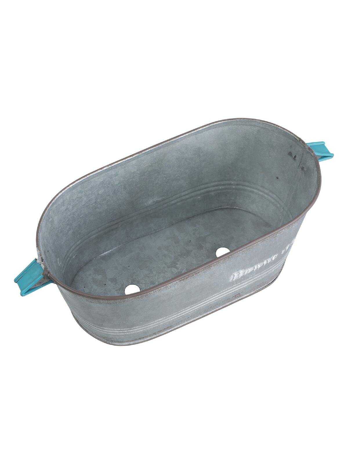 Металлическое цветочное ведро Кашпо Контейнер для цветочных композиций Свадебное украшение