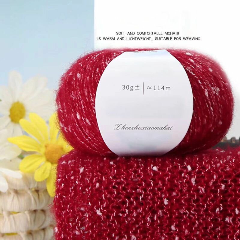 1 кусок мохеровой пряжи весом 30 г , для шарфа и жакета ручной работ, сделай сам