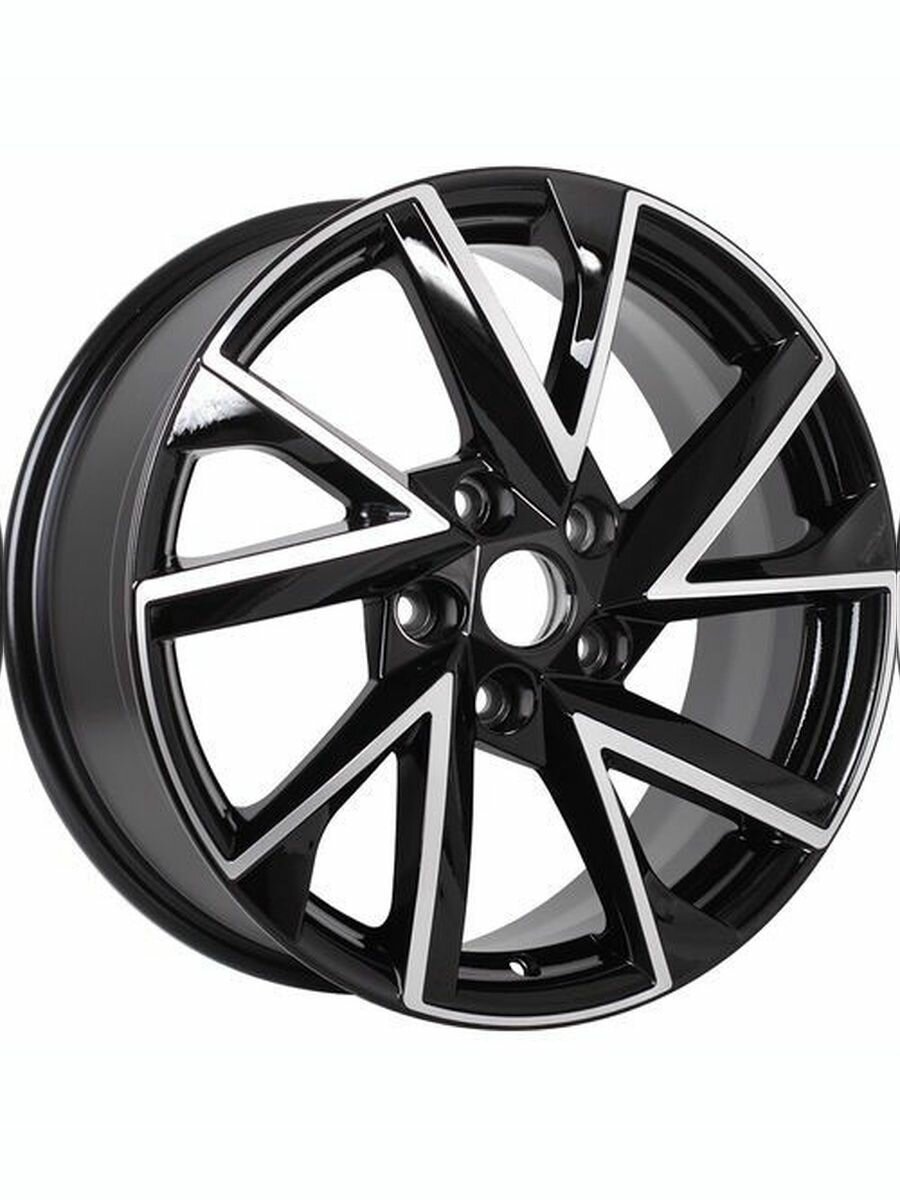 Колесный литой диск KHOMEN KHW1714 (ZV_17 RAV 4) R17x7 5x114.3 ET39 CB60.1 Black_FP
