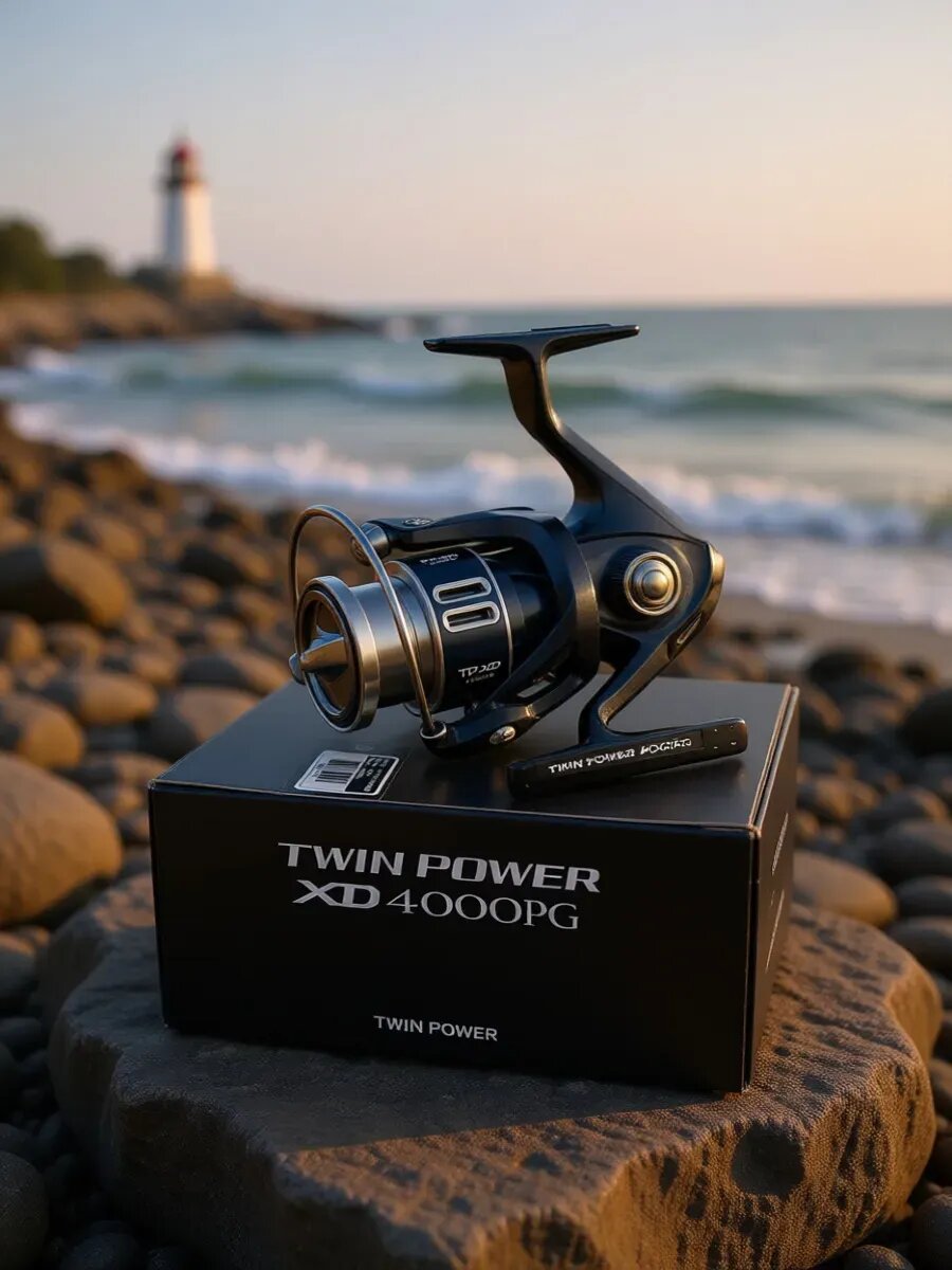 Катушка Twin Power XD 4000, безынерционная, для морской рыбалки, универсальная
