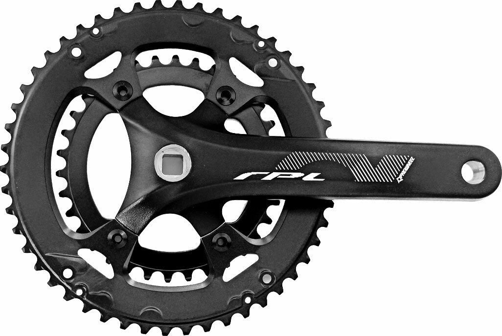 Система шатунов Prowheel RPL-521-F 2x9/2х8 скоростей 34-50T, 175 мм, Road, черная