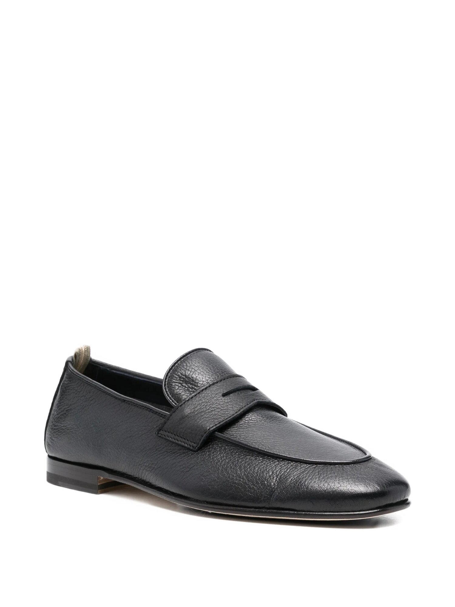 Лоферы Officine creative Grained loafers, размер 45, black/black — фото 1
