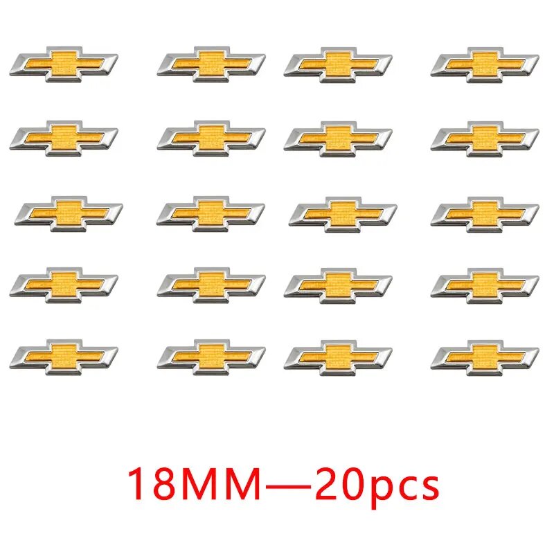 20шт, 18 мм значок Chevrolet, наклейка на ключ автомобиля