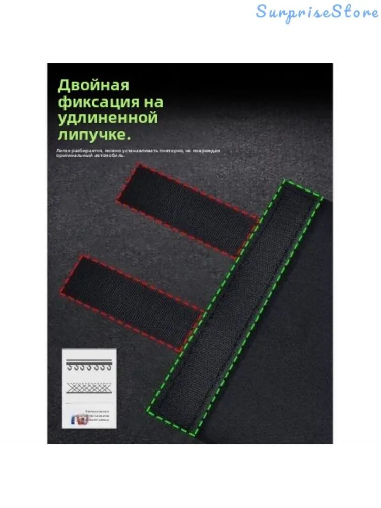 Органайзер для багажника Changan UNI-T черный из ABS пластика — фото 1