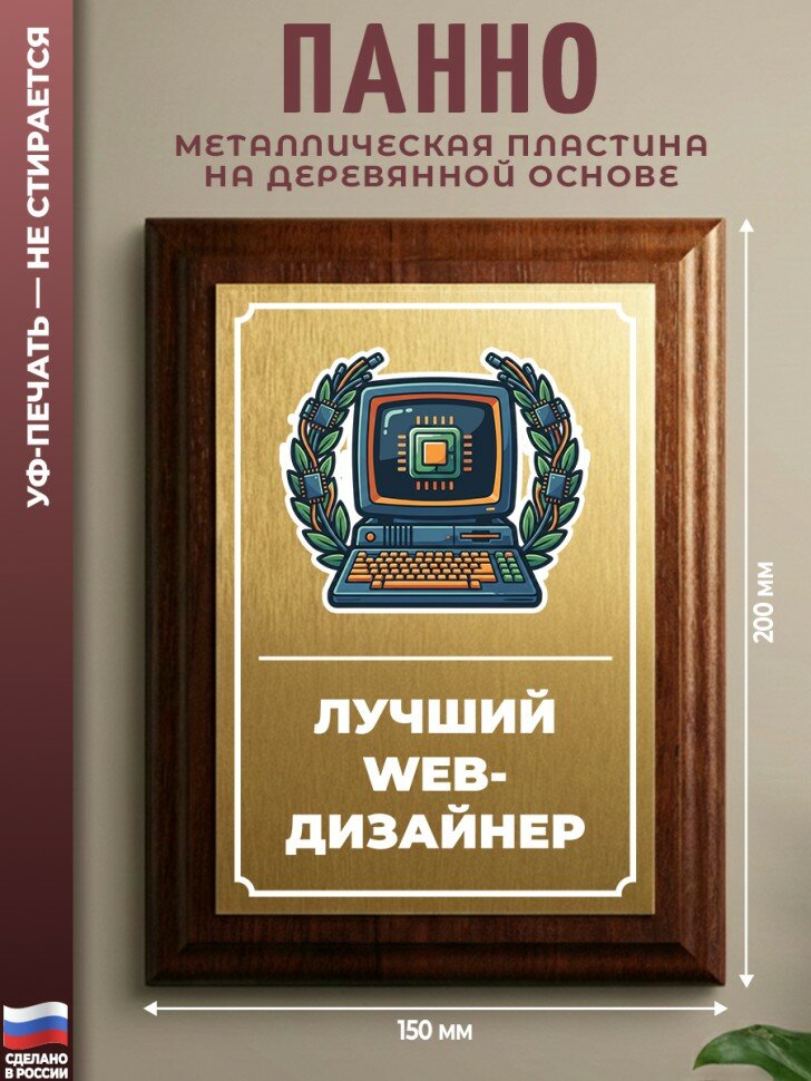 Настенный диплом "Лучший Web-дизайнер"